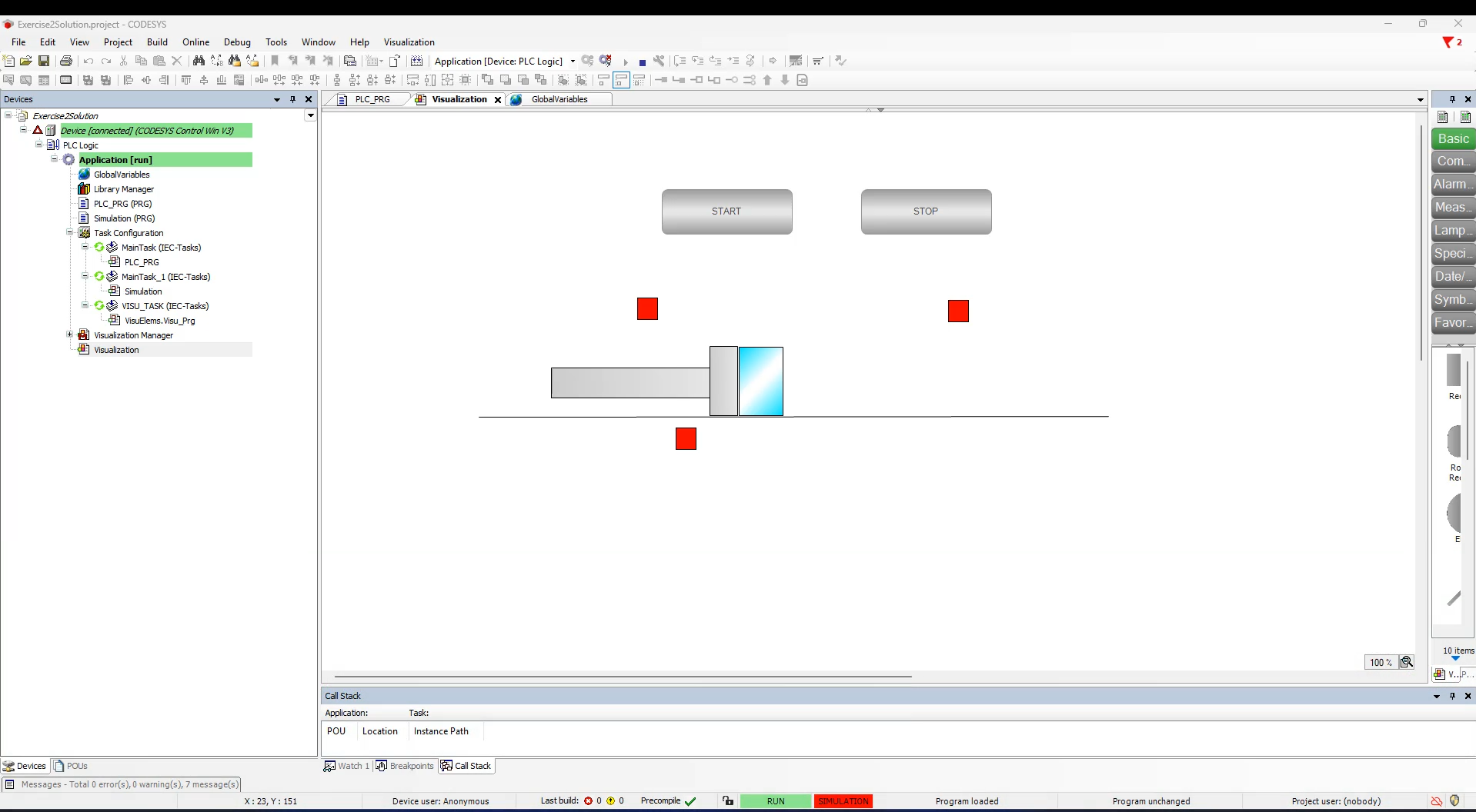 Exercises & Examples | MN Automation Academy